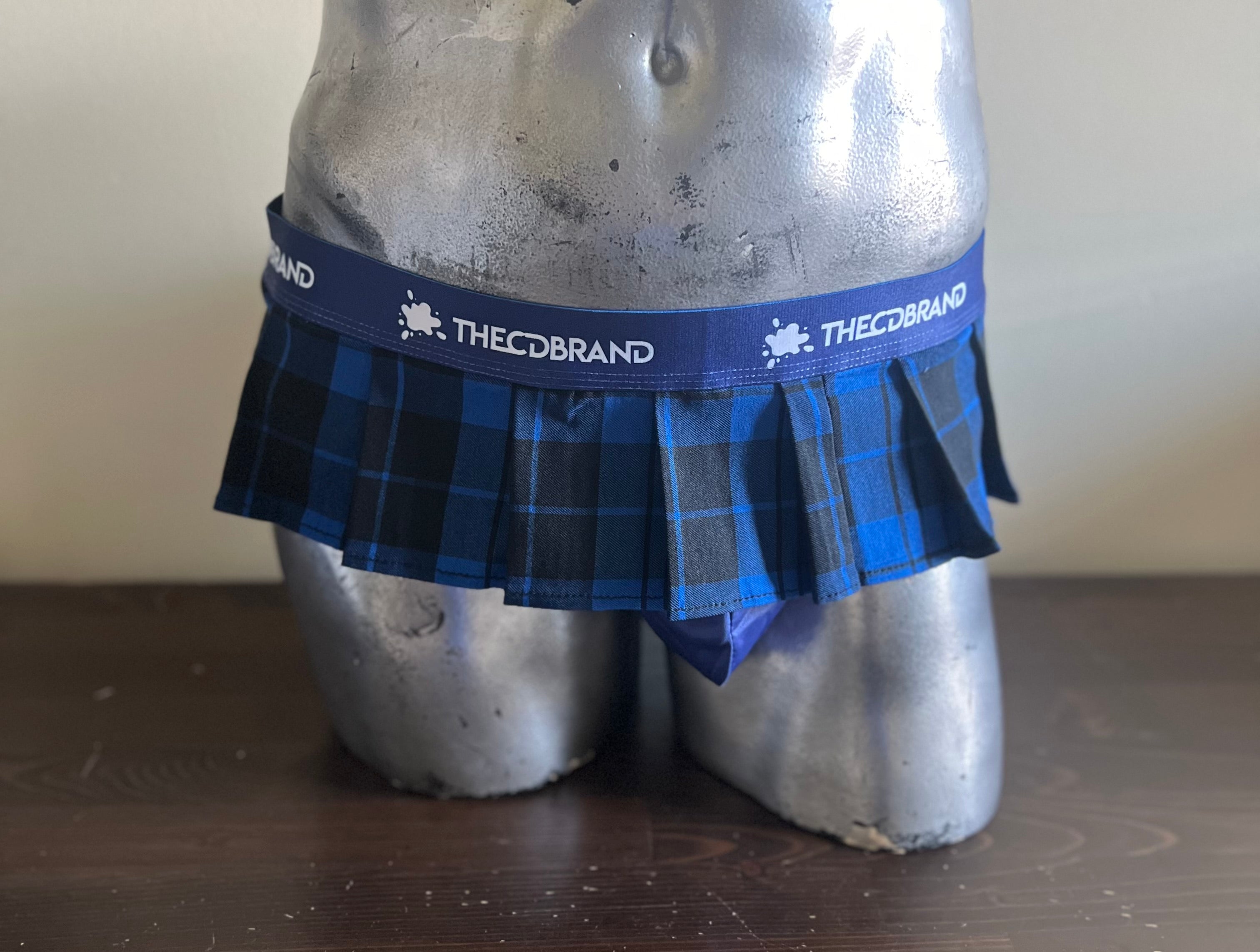 Blue Jockstrap Mini Skirt – TheCDbrand